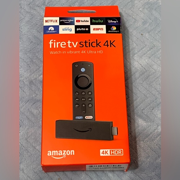 firestick | Other | Fire Tv Stick 4k Watch In Vibrant 4k Ultra Hd Alexa ...